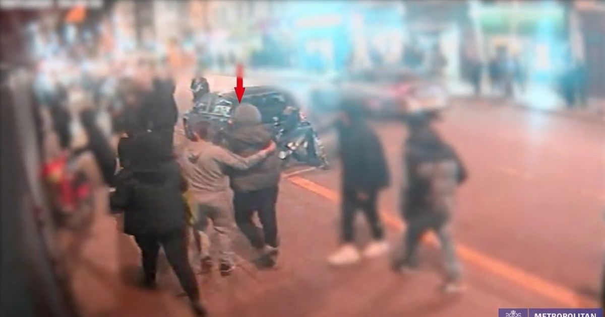 Moment teen killer stabs defenceless boy, 14, to death…