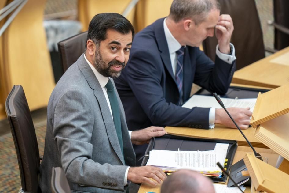 Humza Yousaf only party leader not to say 'God save…