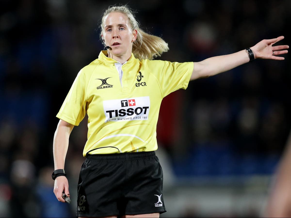 Joy Neville to be first woman to officiate at men’s…