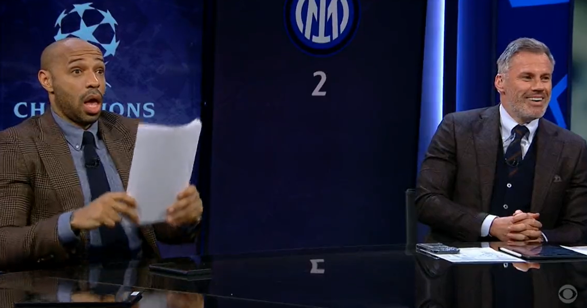 Jamie Carragher shocks Thierry Henry after labelling…