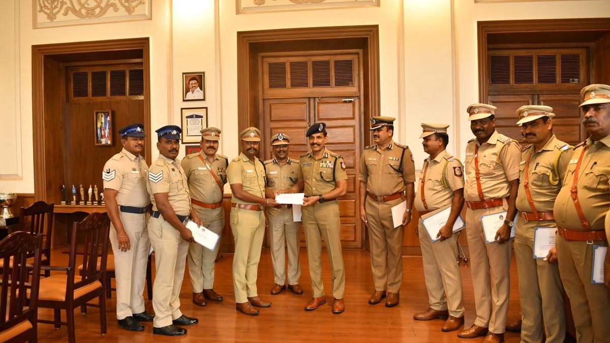 DGP rewards Tiruvannamalai police for action in ATM…