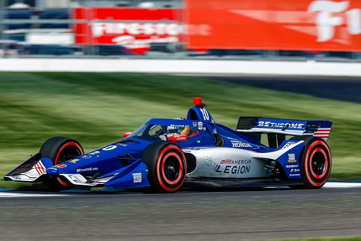 IndyCar GP Indy: Palou tops second practice, RLL…