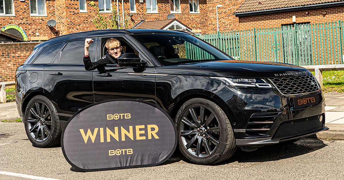 Teenager wins £90,000 Range Rover - but he can't drive…