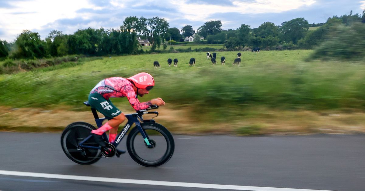 Ben Healy wins his first-ever Grand Tour stage in…
