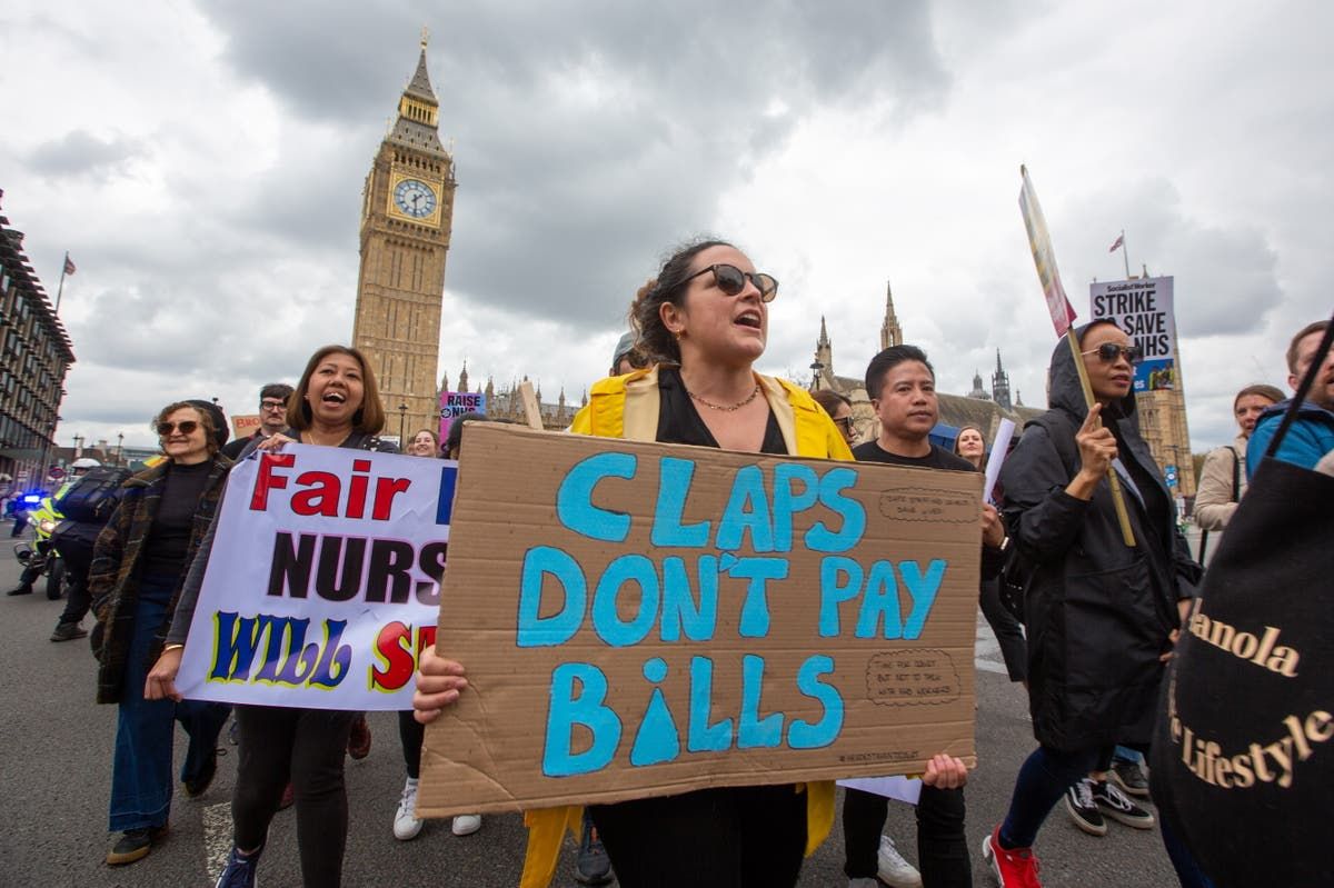 Nursing union leader Pat Cullen calls for double-digit…