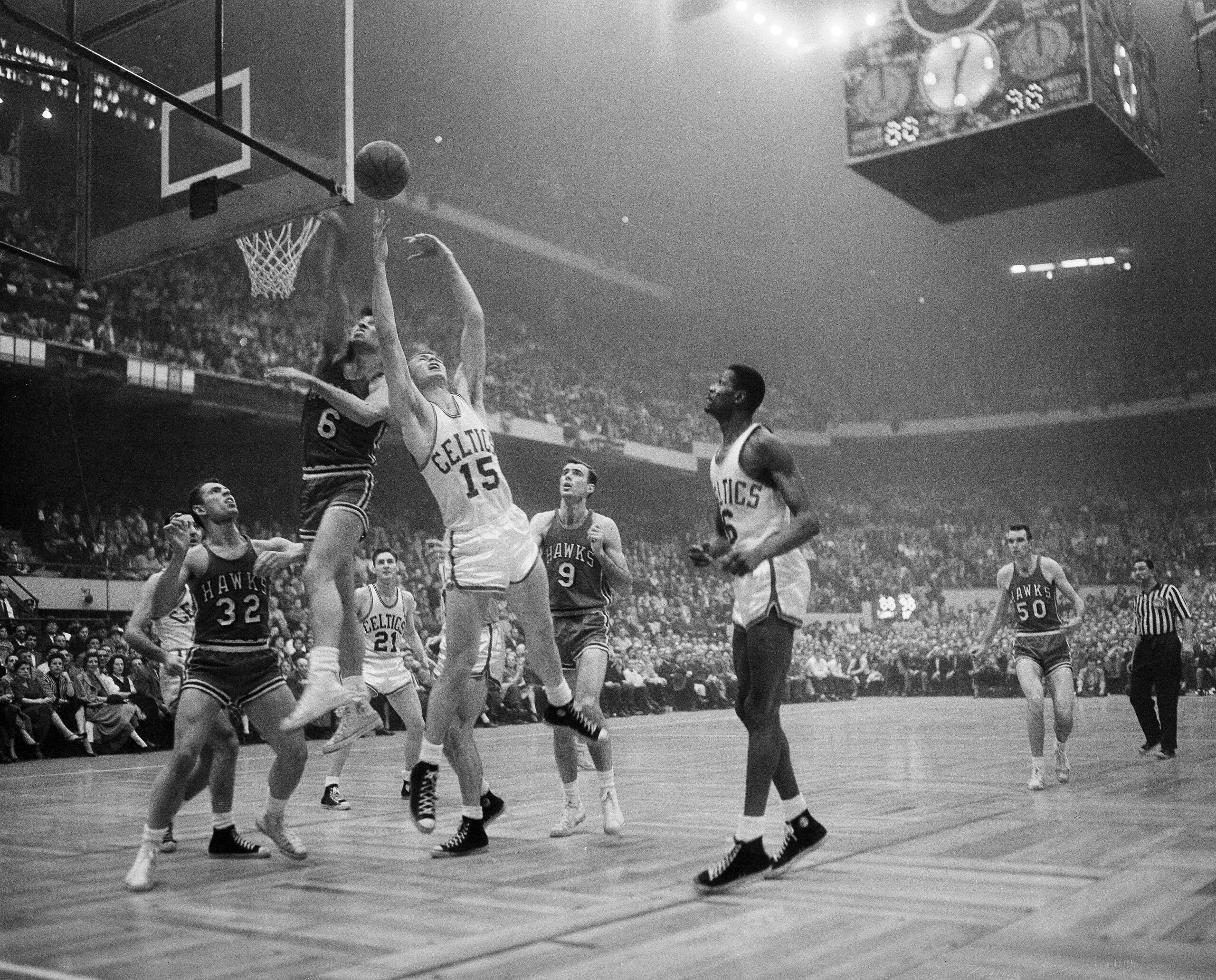 Who has the highest rebounding average in Boston…