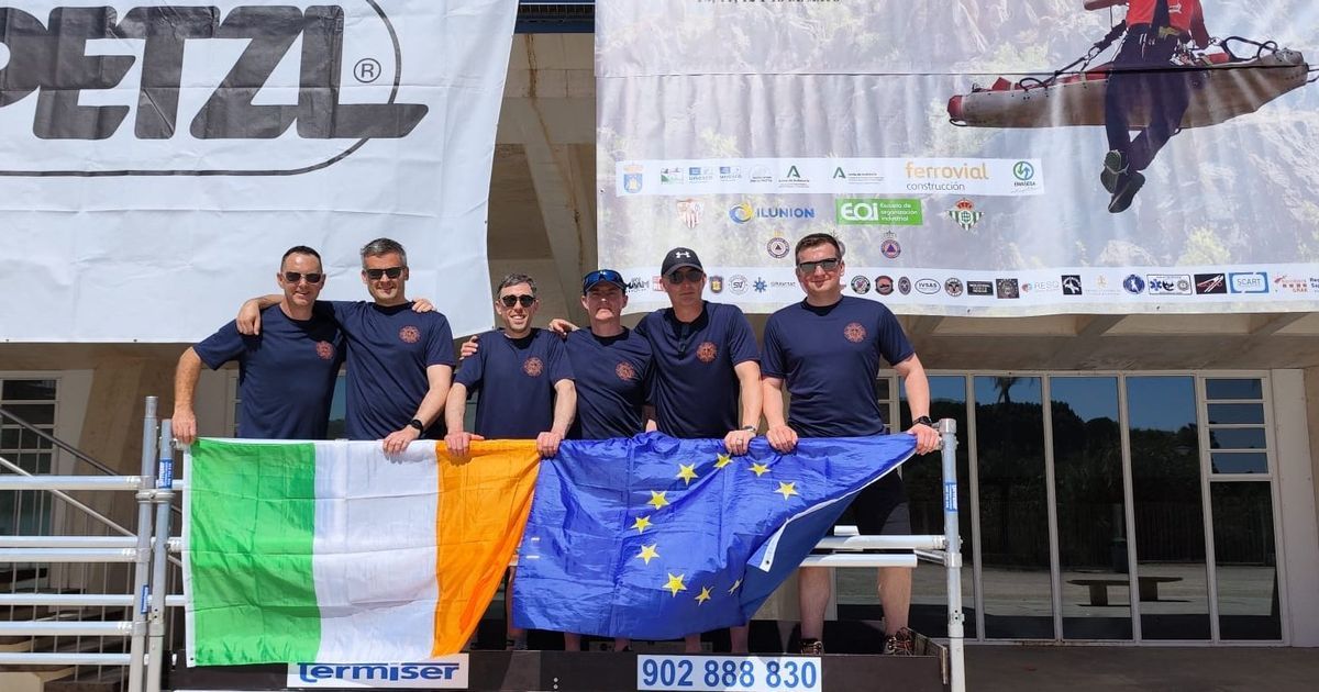 Hero off duty members from Dublin Fire Brigade help…