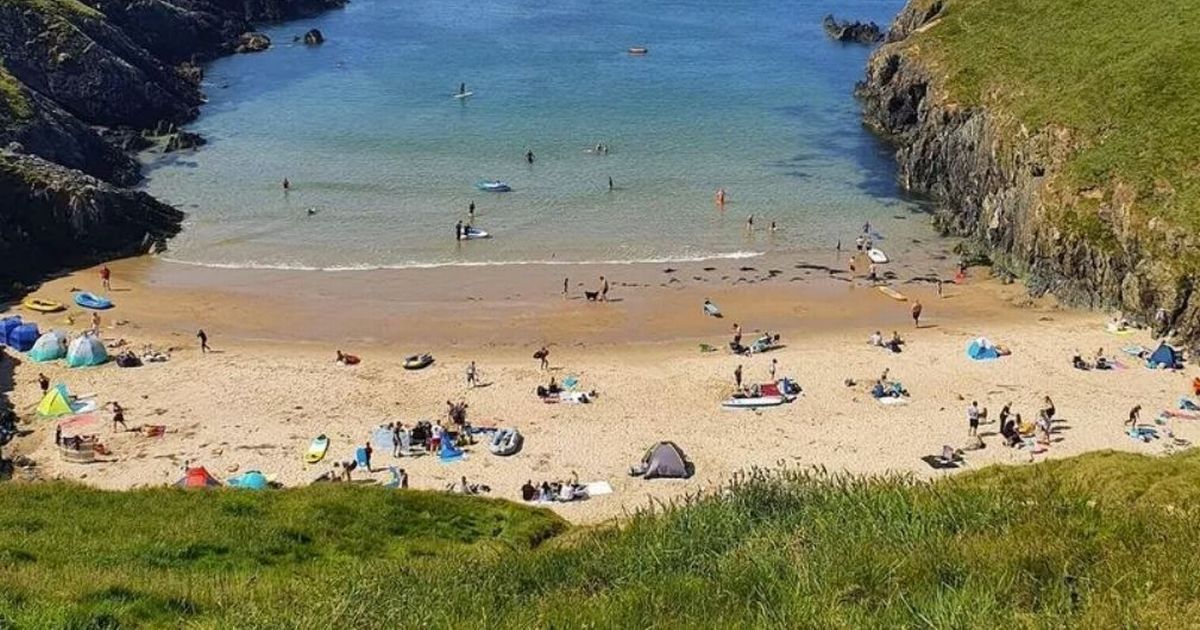 The stunning North Wales beach that is so busy people…