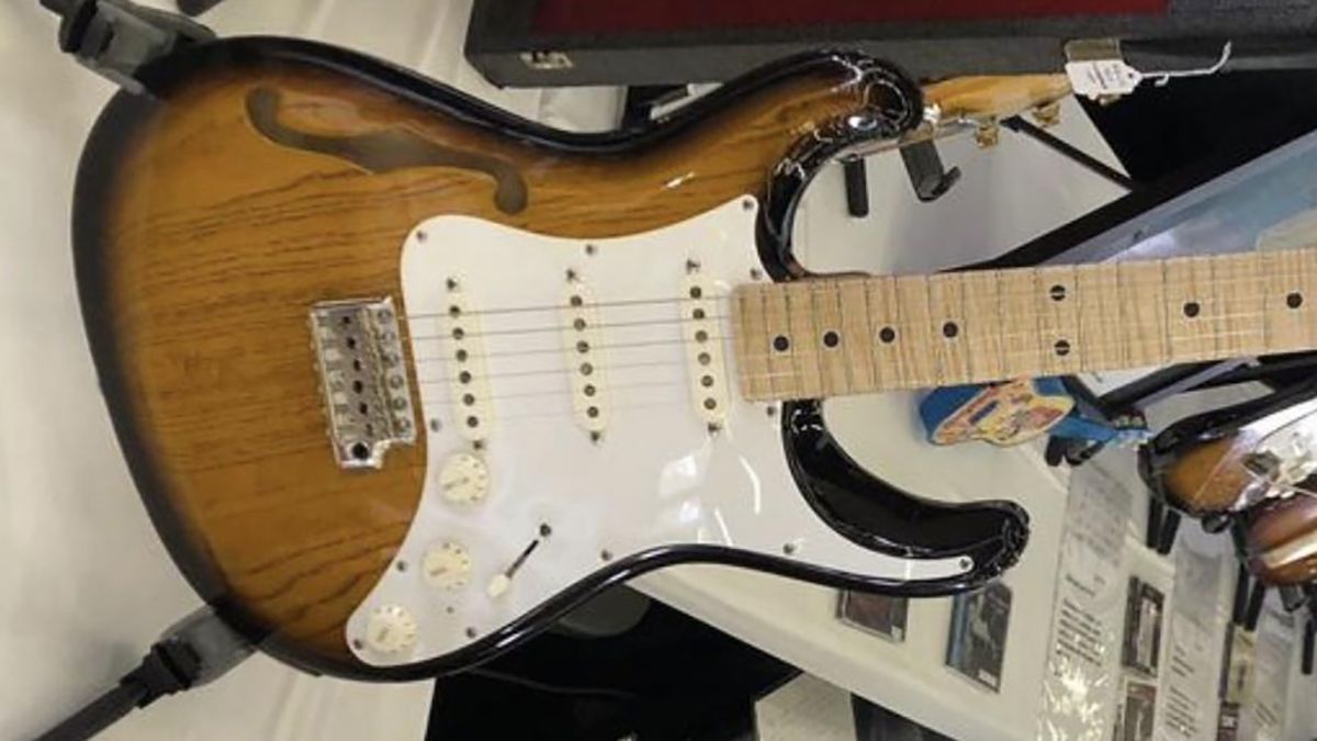 PRS once made a prototype thinline model for Eric…