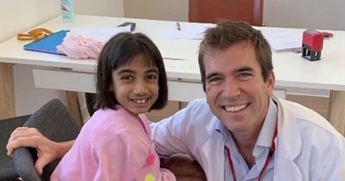 Brave girl, 11, battling rare feet-swelling disease…