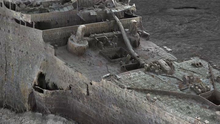 First ever full-size scan of Titanic reveals wreck as…
