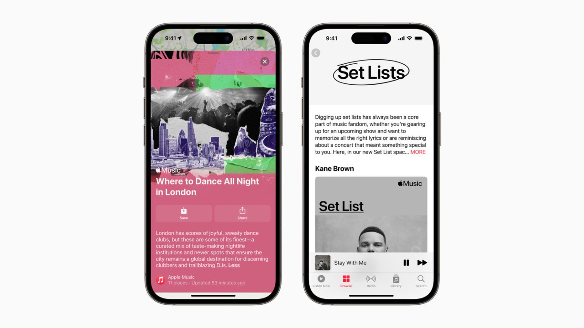 How to use Set Lists on Apple Music