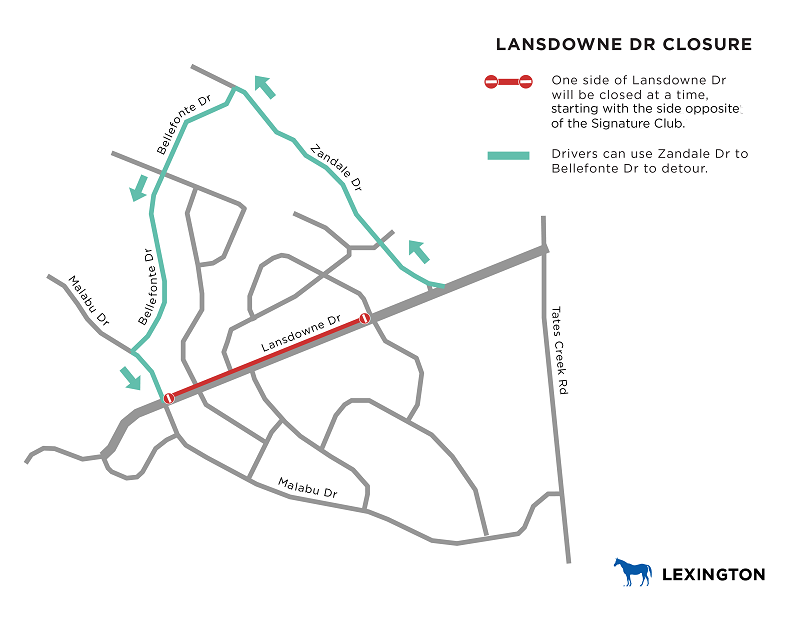 Three Lexington road projects underway; one to last…