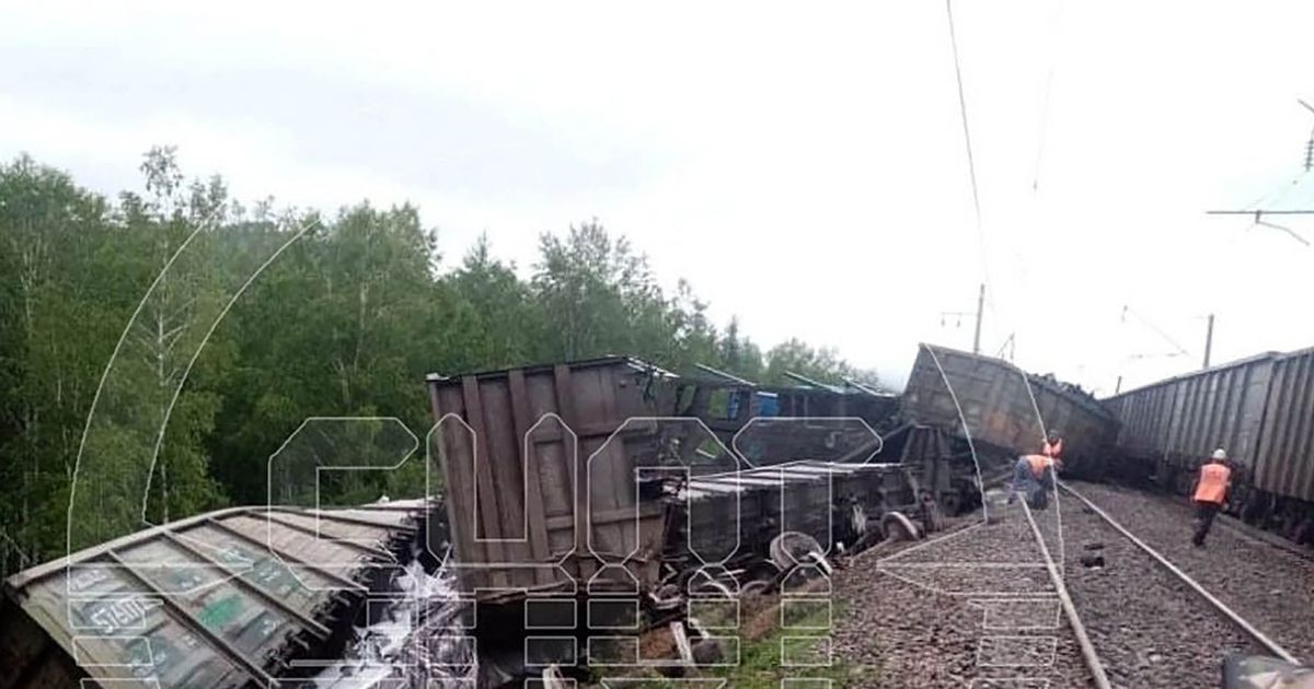 Russian train blown off rails by 'sabotage' bomb blast…