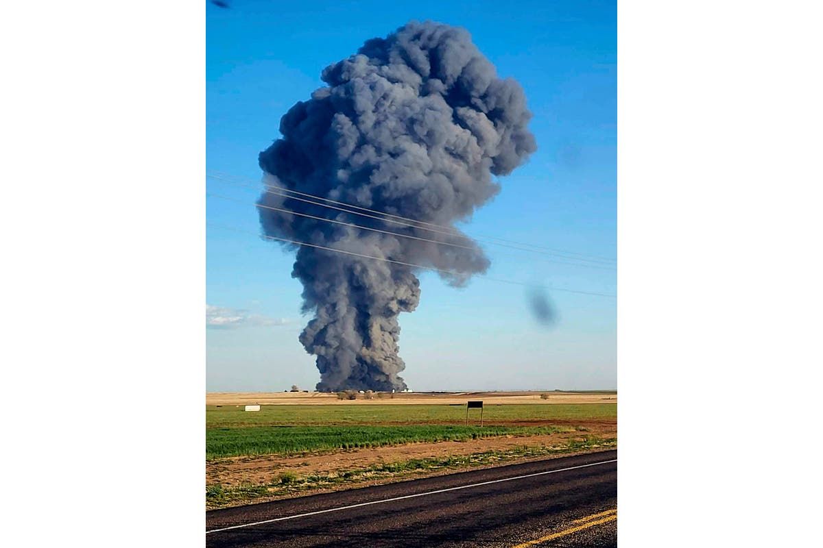 Massive Texas dairy farm blaze caused by engine fire…