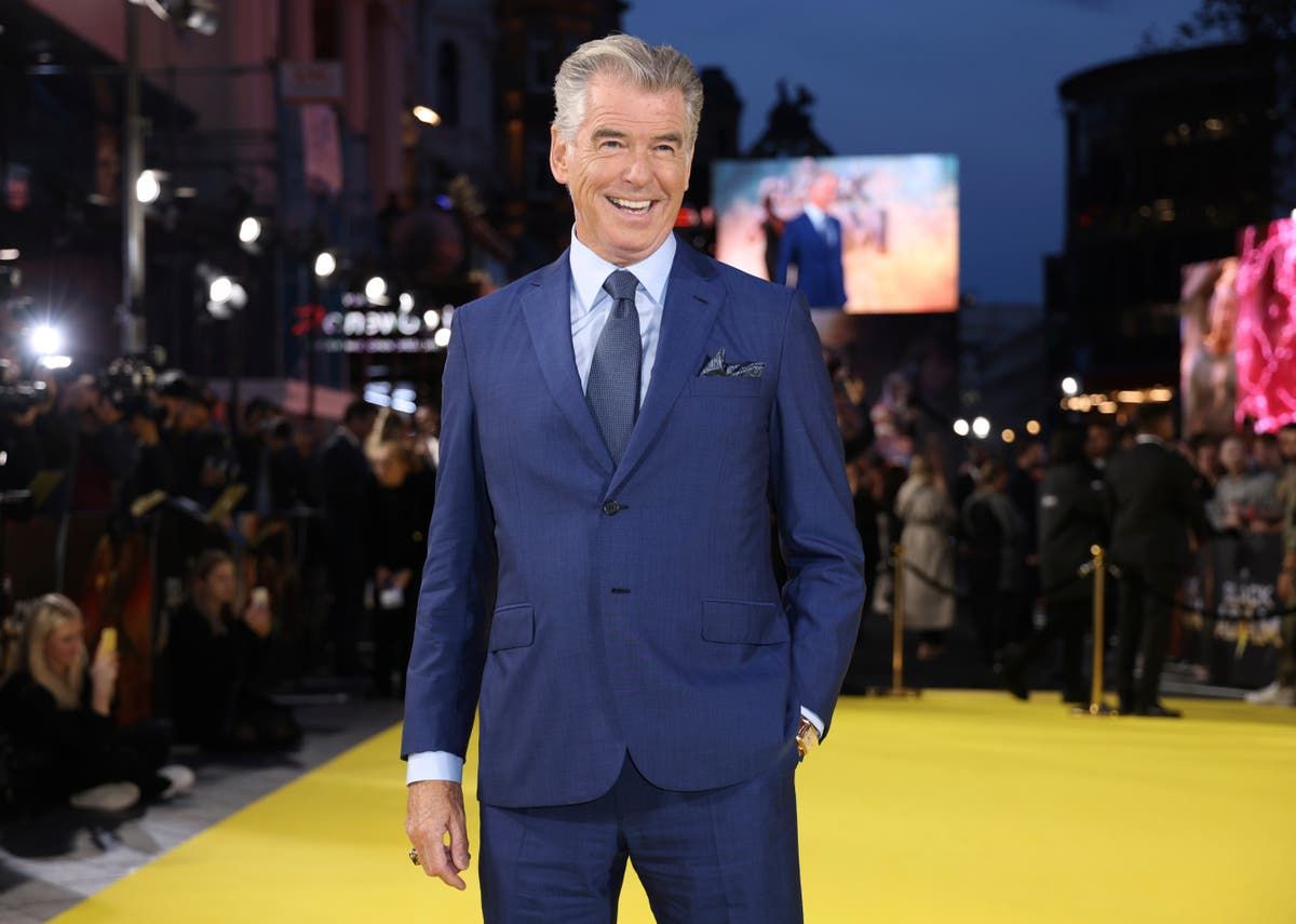 Pierce Brosnan unveils deeply personal paintings in…