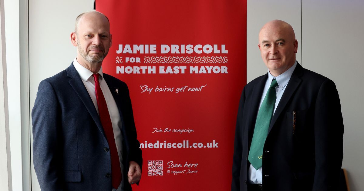 RMT boss Mick Lynch says Jamie Driscoll as mayor is…