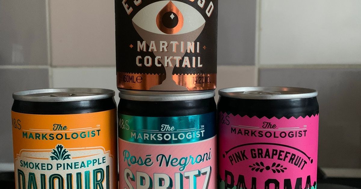 ‘I tried M&S’ new booze-filled canned cocktail range…