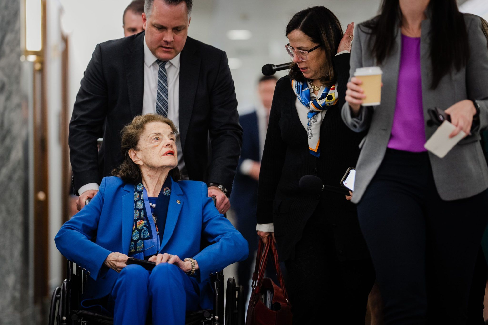 Sen. Feinstein’s high-stakes battle with shingles…
