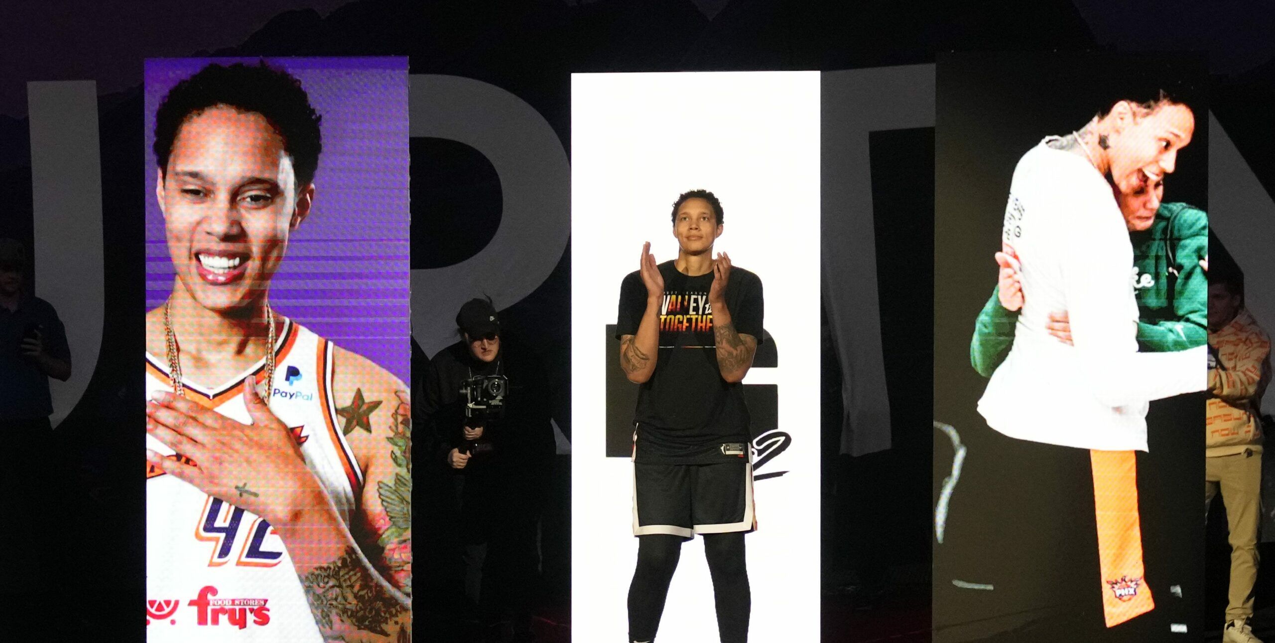 Brittney Griner received a heartwarming fan reception…