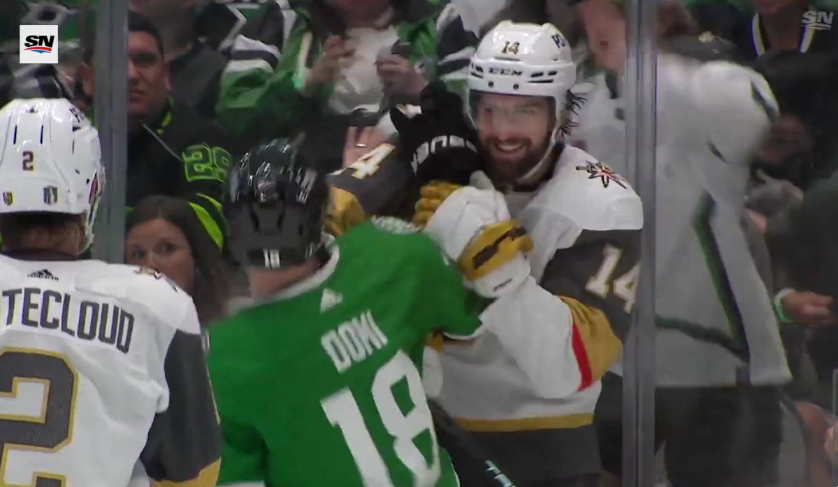 Nicolas Hague laughed at Max Domi for trying to fight…
