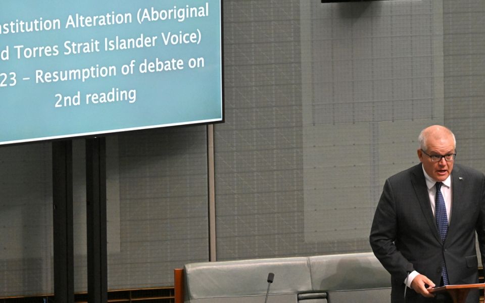 Morrison rises to speak in favour of Australia 55…