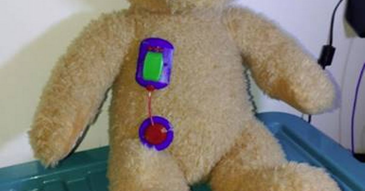Teddy bears with hospital tubes being made for poorly…