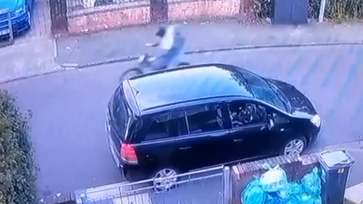 Cardiff riots – live: CCTV appears to show police van…