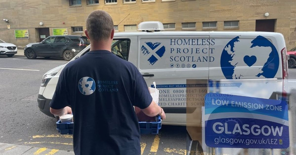 Homeless Project Scotland in 'crisis' as fridge van…