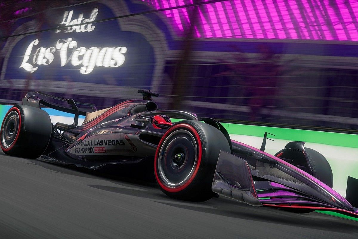 First Las Vegas gameplay unveiled within F1 23 game