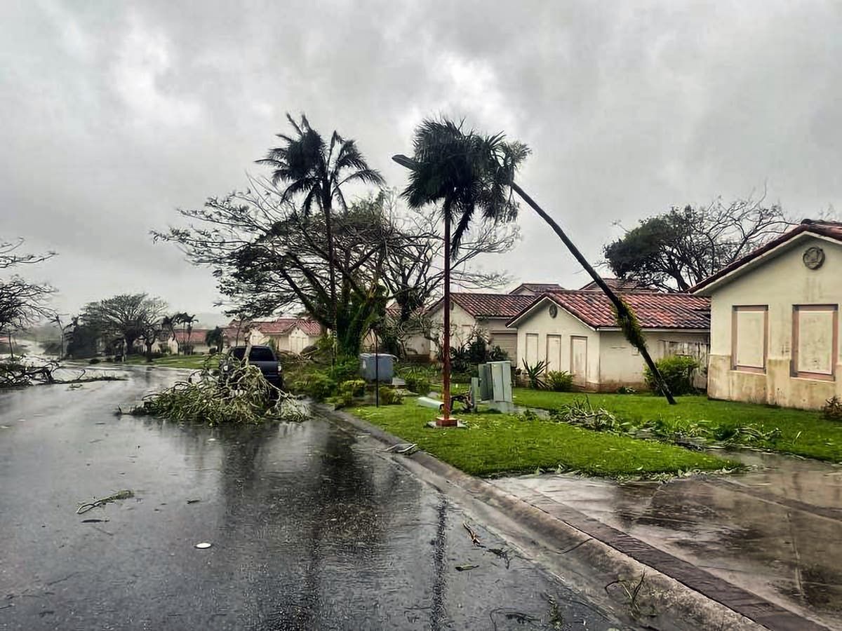 The day after: Guam assesses damage after Typhoon…