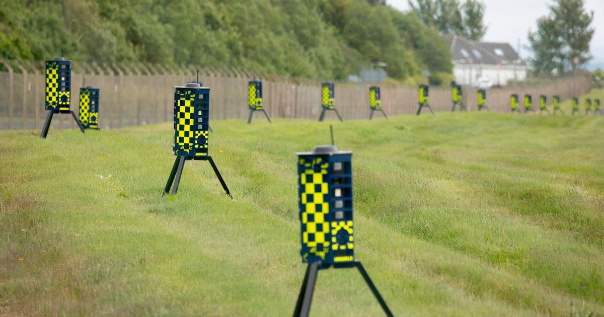 Strange 'Dalek-style' security cameras pop up at…