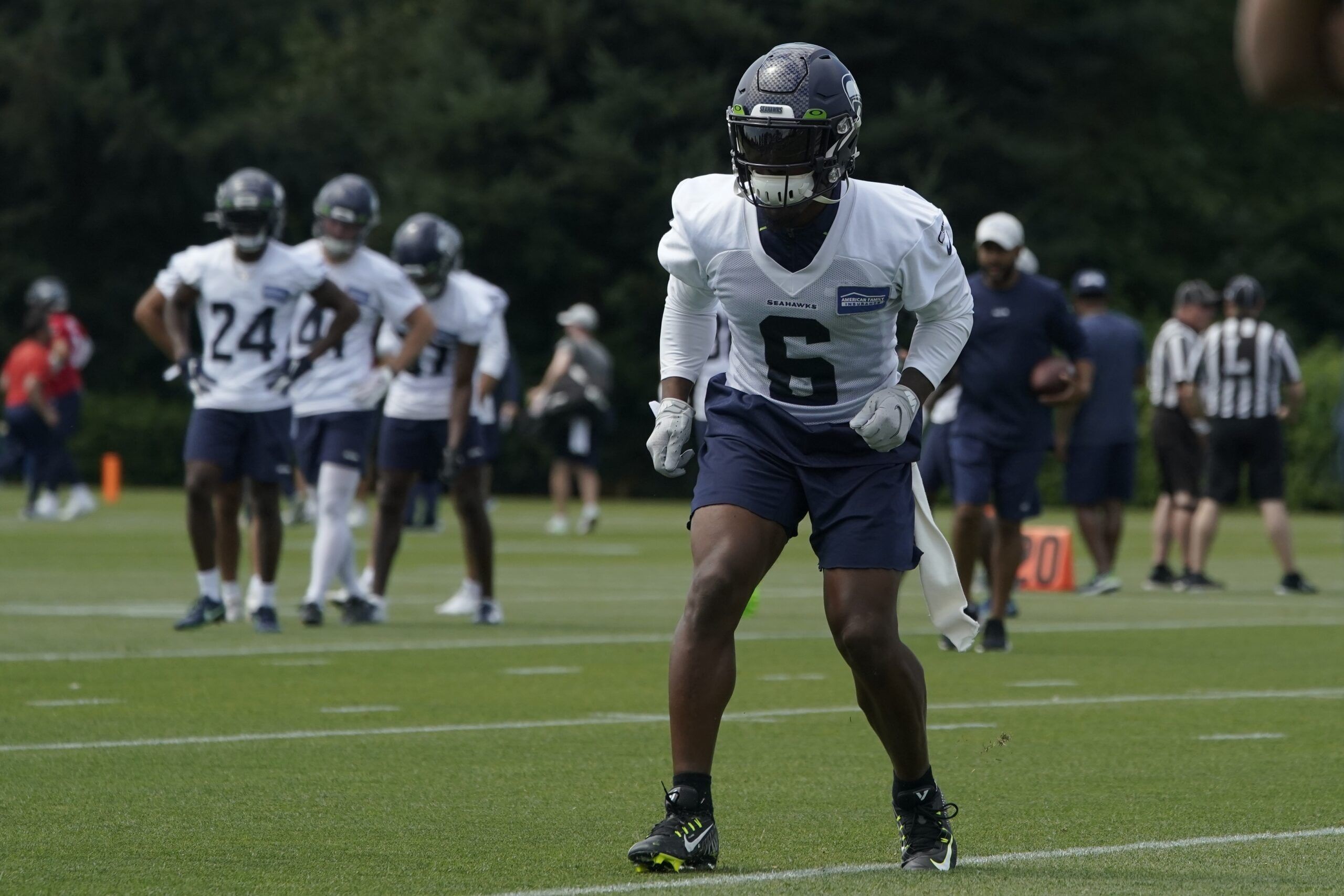 Quandre Diggs says he couldn’t cut until 6 weeks…