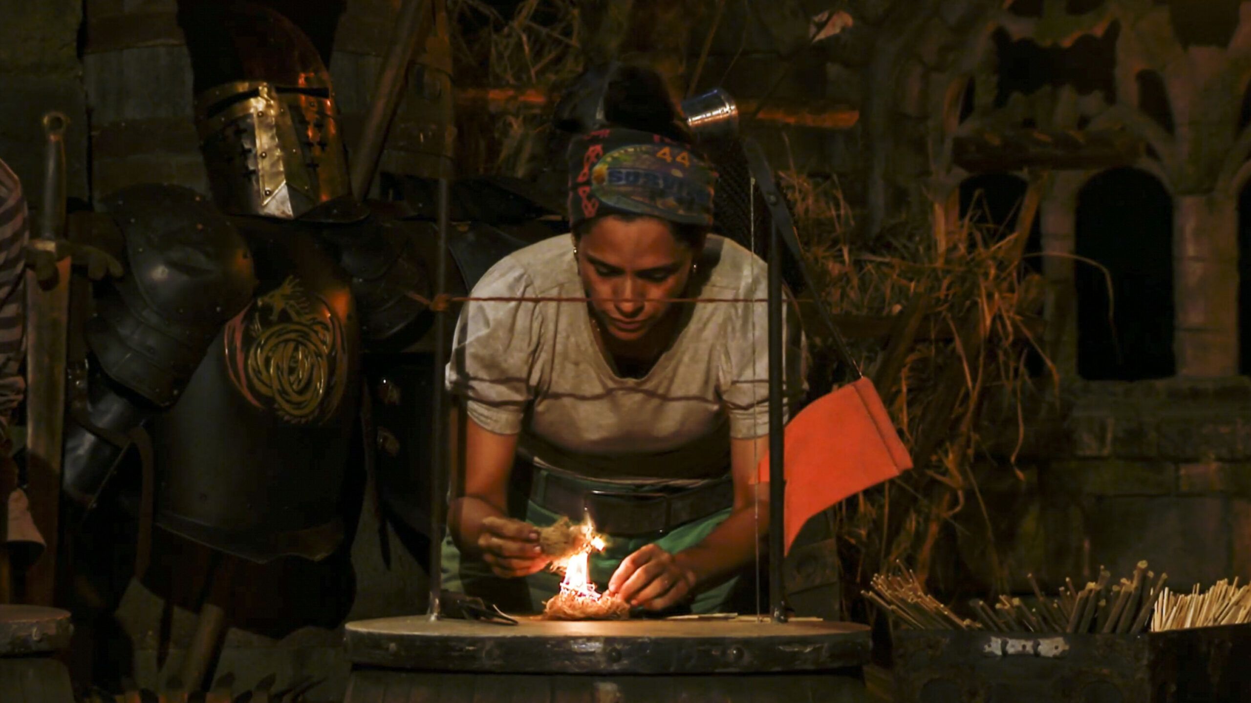 The fastest fire-making challenge in Survivor history…