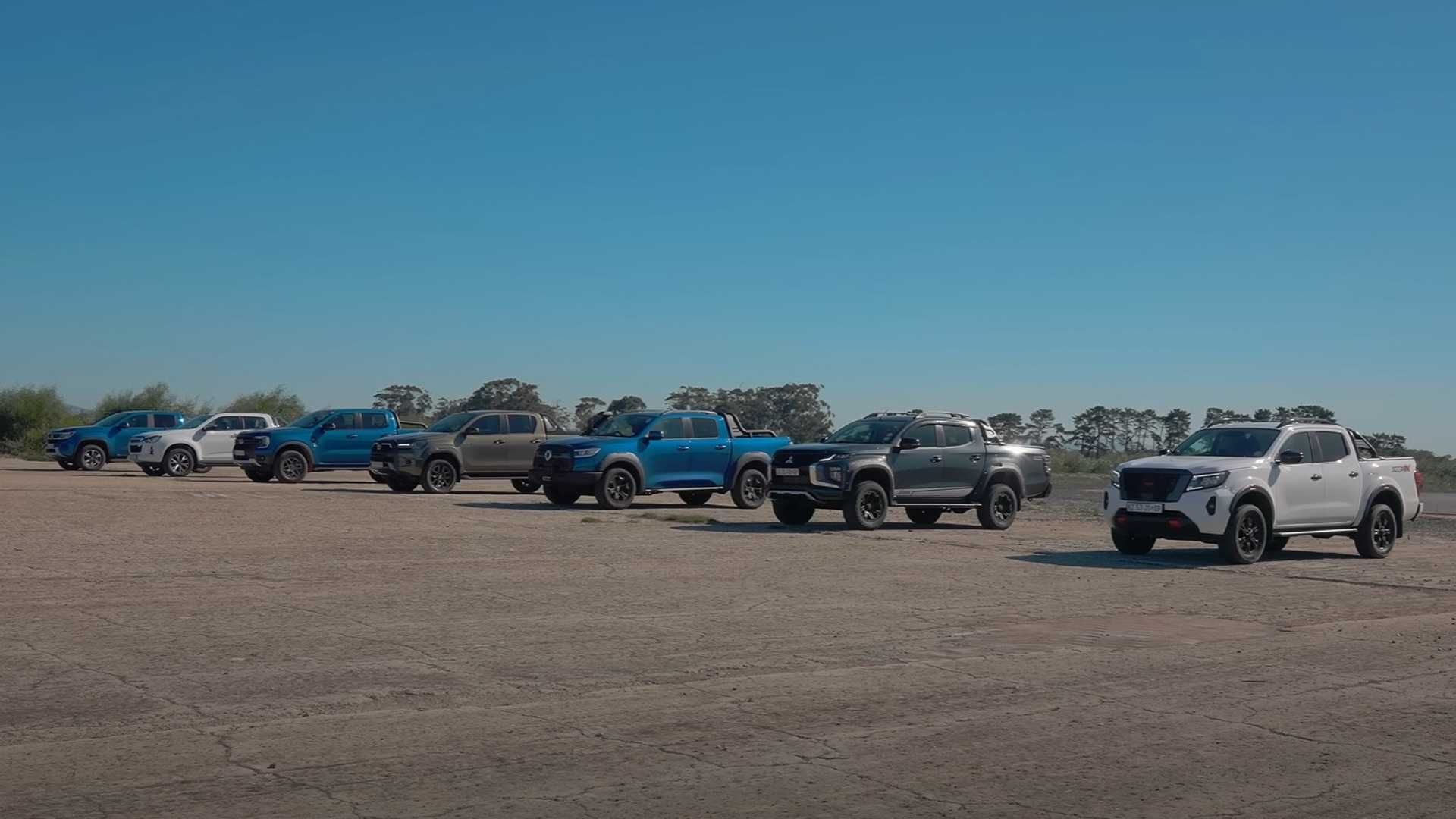 Watch New Ford Ranger And VW Amarok Drag Race Five…