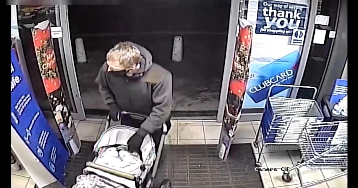 Murdered baby's final hours on Tesco CCTV before dying…