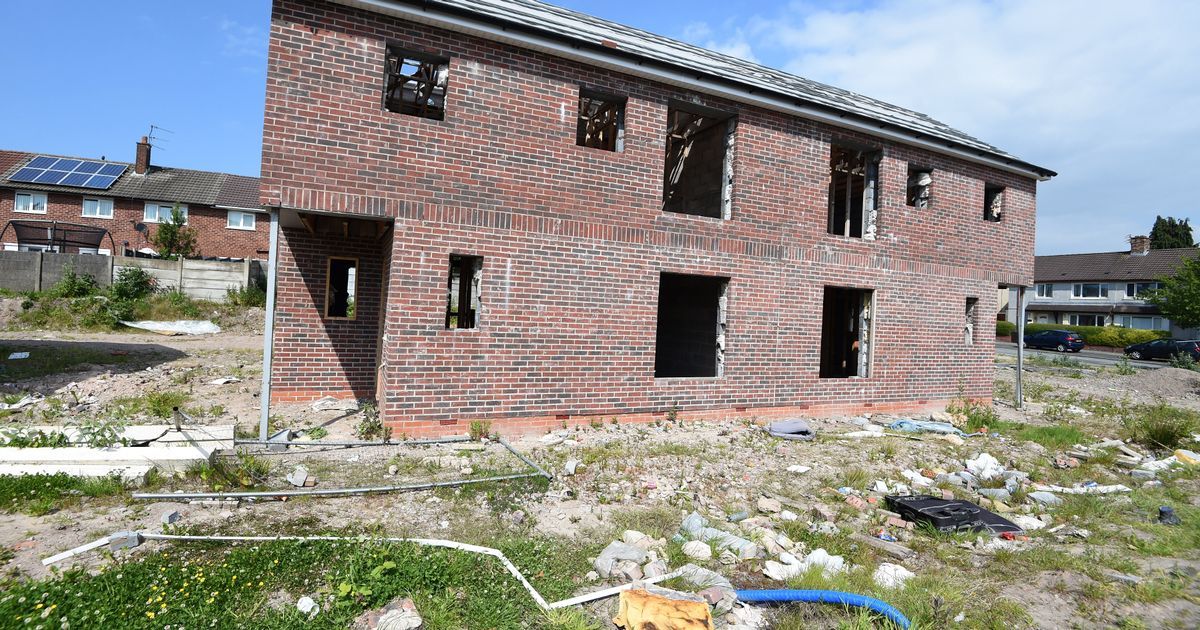 Unfinished Kirkby site left derelict and strewn with…