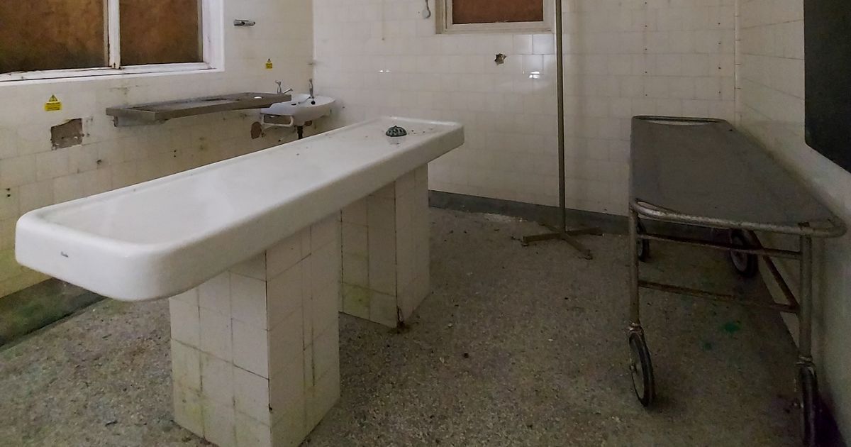 Inside the 'haunted' UK morgue abandoned for 20 years…