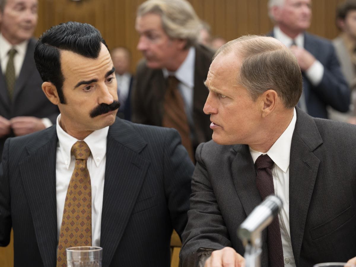 Woody Harrelson and Justin Theroux on new Watergate…