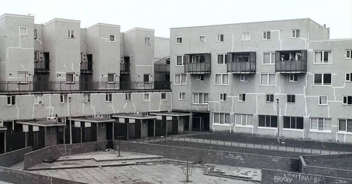 The prison-like Edinburgh estate whose architect…