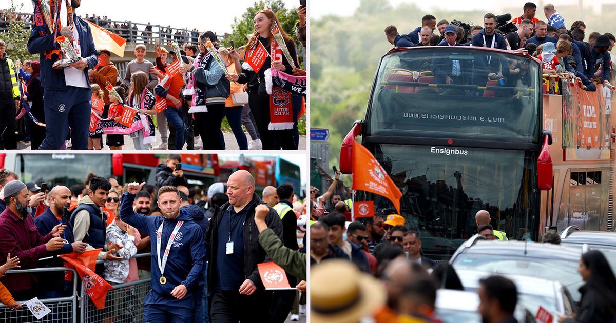 Luton fans celebrate promotion as club detail £10m…