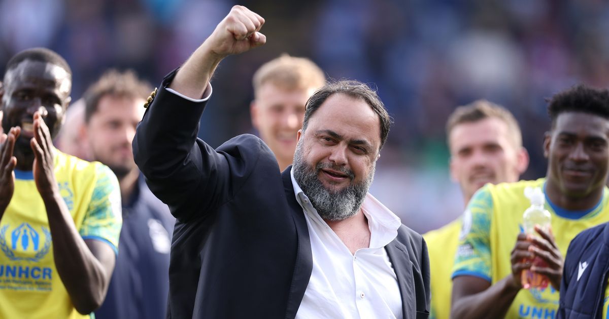 Evangelos Marinakis sends message to 'magnificent'…