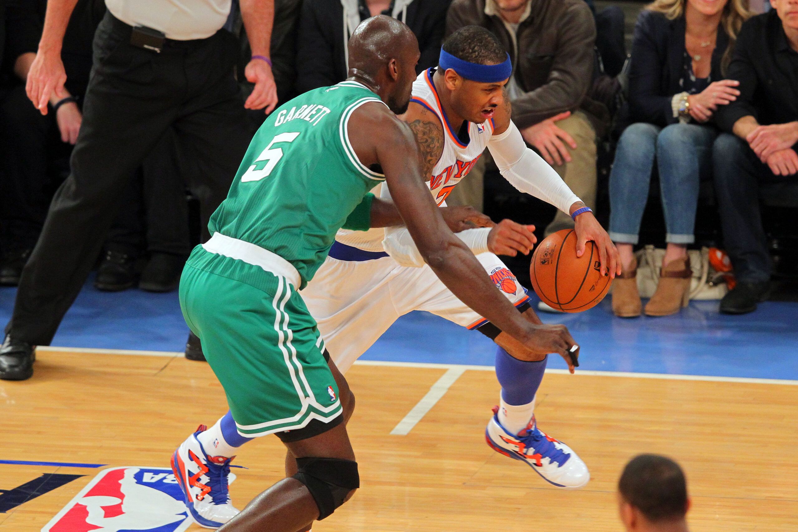 On Kevin Garnett, Carmelo Anthony and cereal-based…