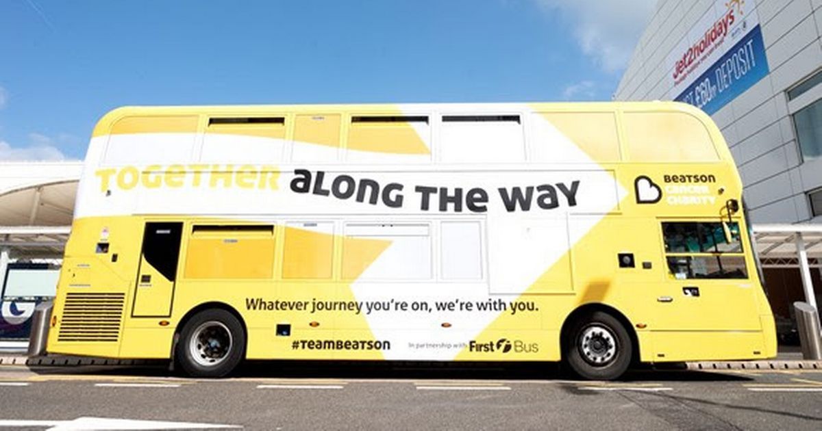 Glasgow cancer charity gifted bespoke bus by First…
