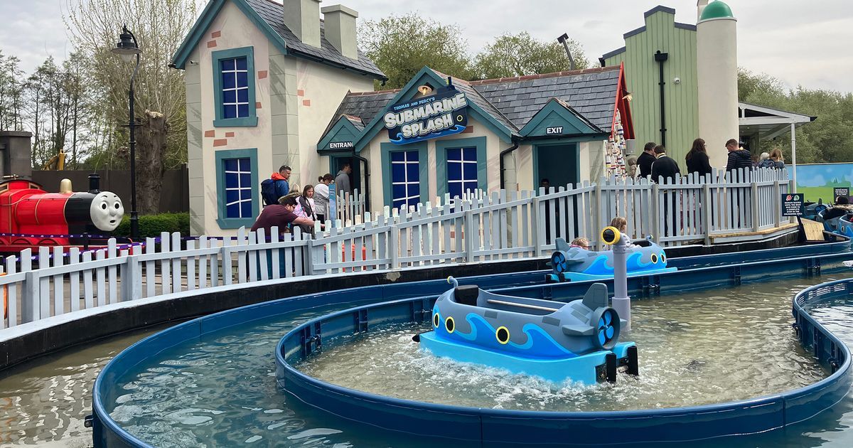 Drayton Manor's new 'baby flume' ride making a huge…