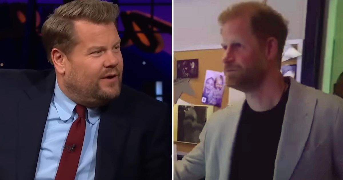 Prince Harry's heartfelt gesture for James Corden…