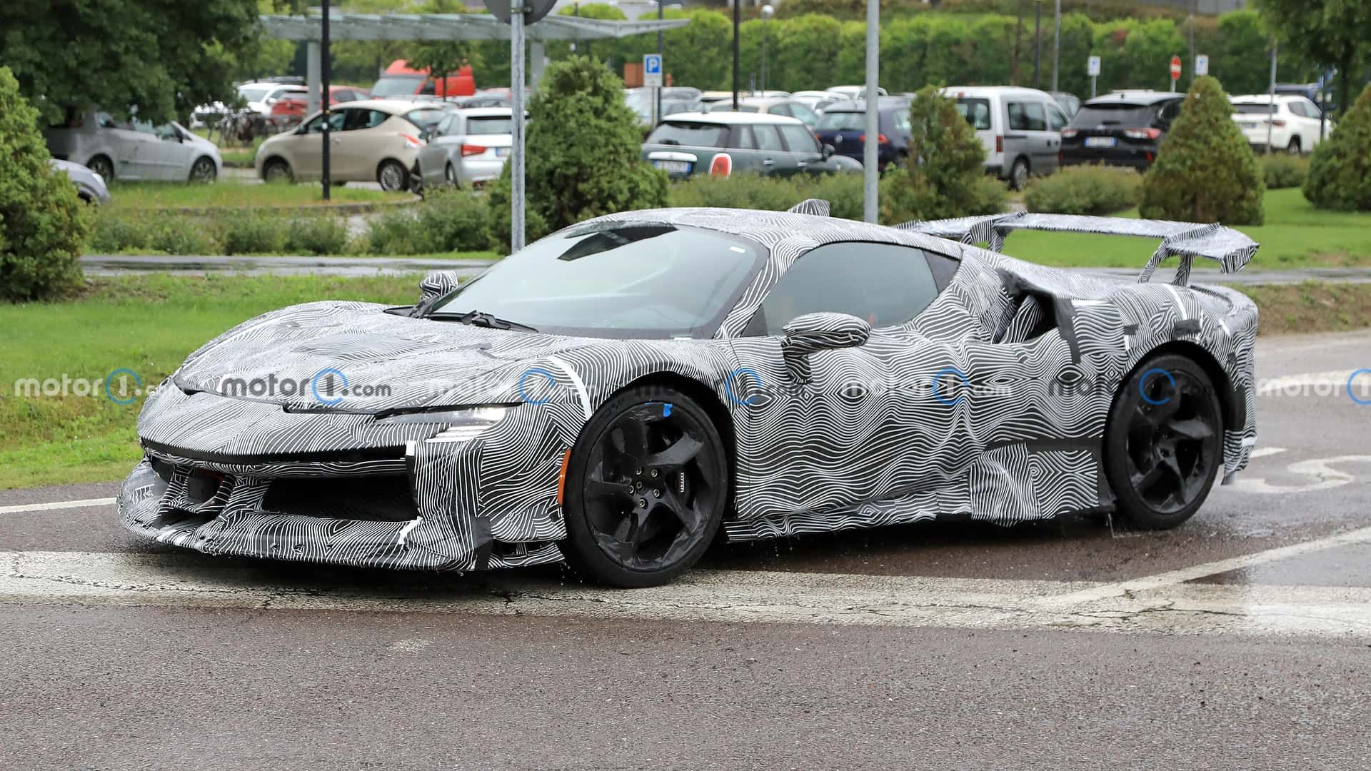 Upgraded Ferrari SF90 Spied With Aggressive Aero,…