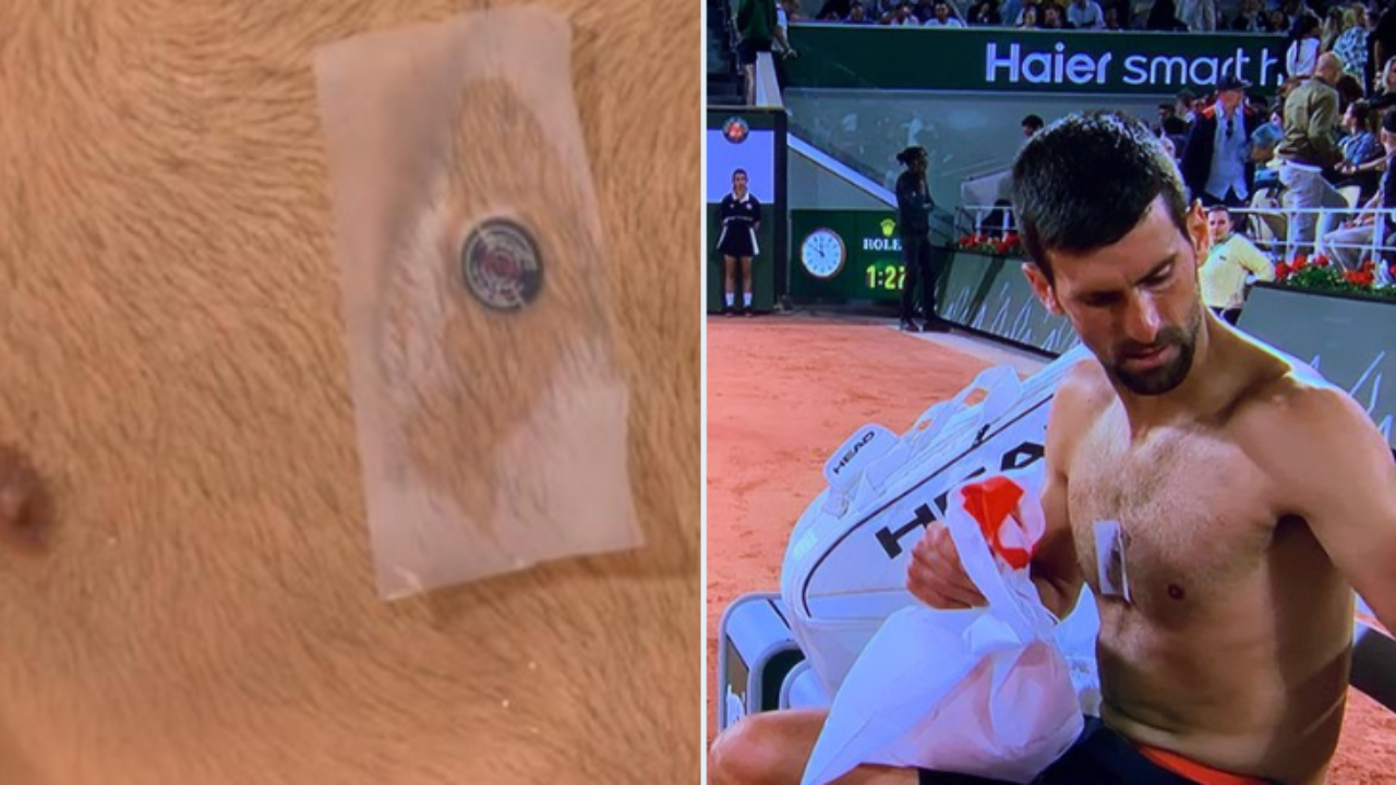 How this small device taped on Novak Djokovic's chest…