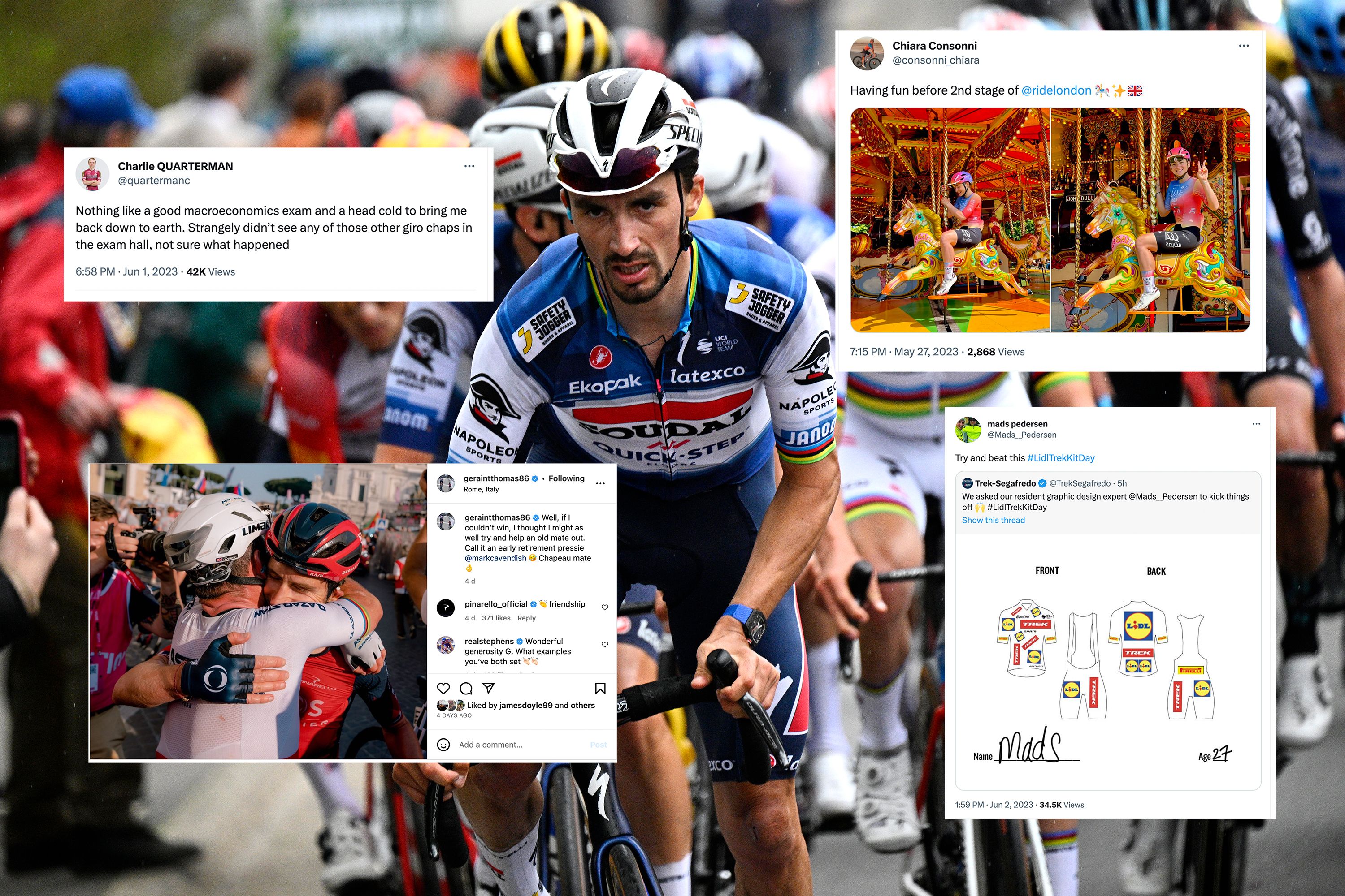 Tweets of the week: Trek's new Lidl kit, Alaphilippe's…