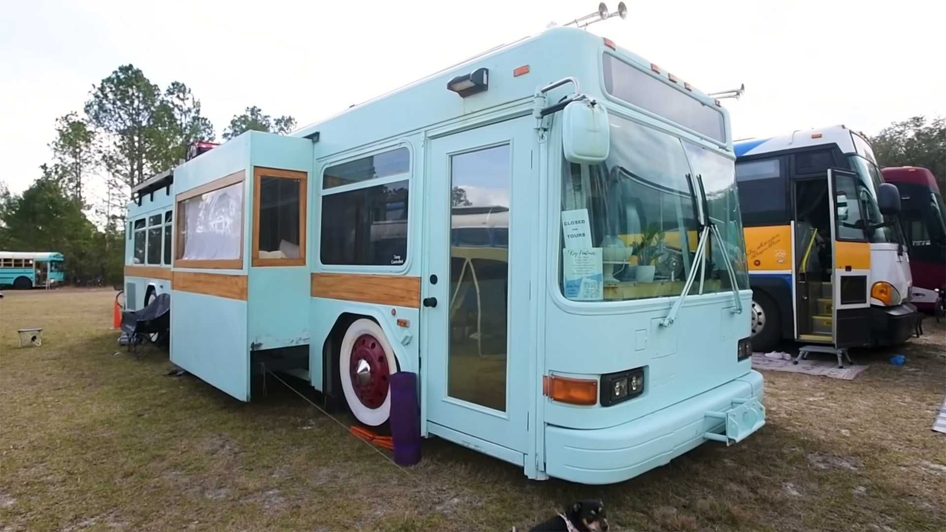 Tour This Amazing Bus Camper Conversion Complete With…